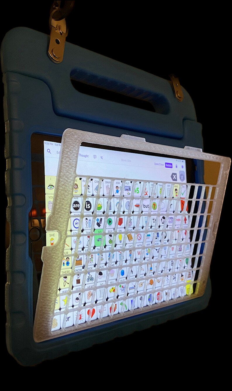 IPad 10.2 (7/8/9th Generation) AAC Keyguard Bundle for Foam Handle Case ...