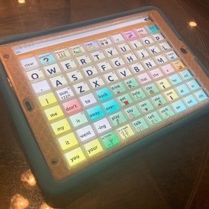 IPad 10.2 (7/8/9th Generation) AAC Keyguard for Fintie Case (lamp Words ...