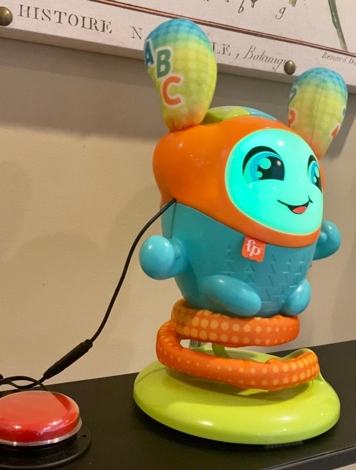 Switch Adapted Fisher-price DJ Bouncin' Beats Toy. Assistive Technology ...