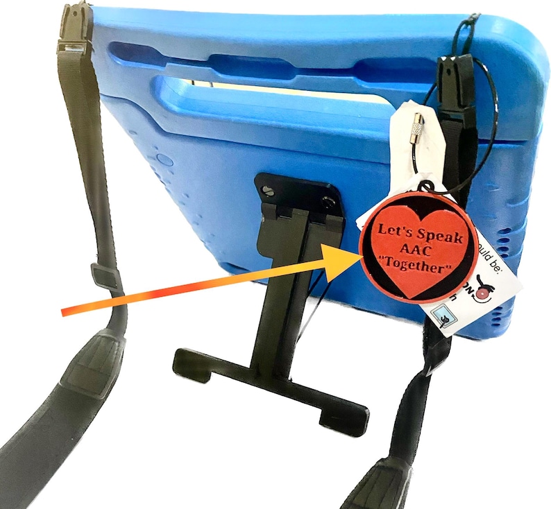 AAC Device Reminder Name Tag/keychain! Attach to Devices, Backpacks ...