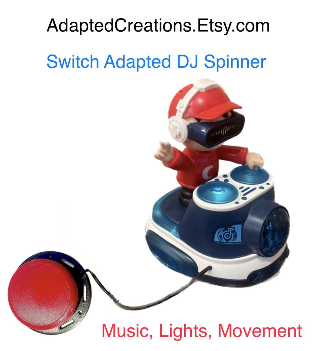 Switch Adapted DJ Robot Toy. Assistive Technology, Special Education ...