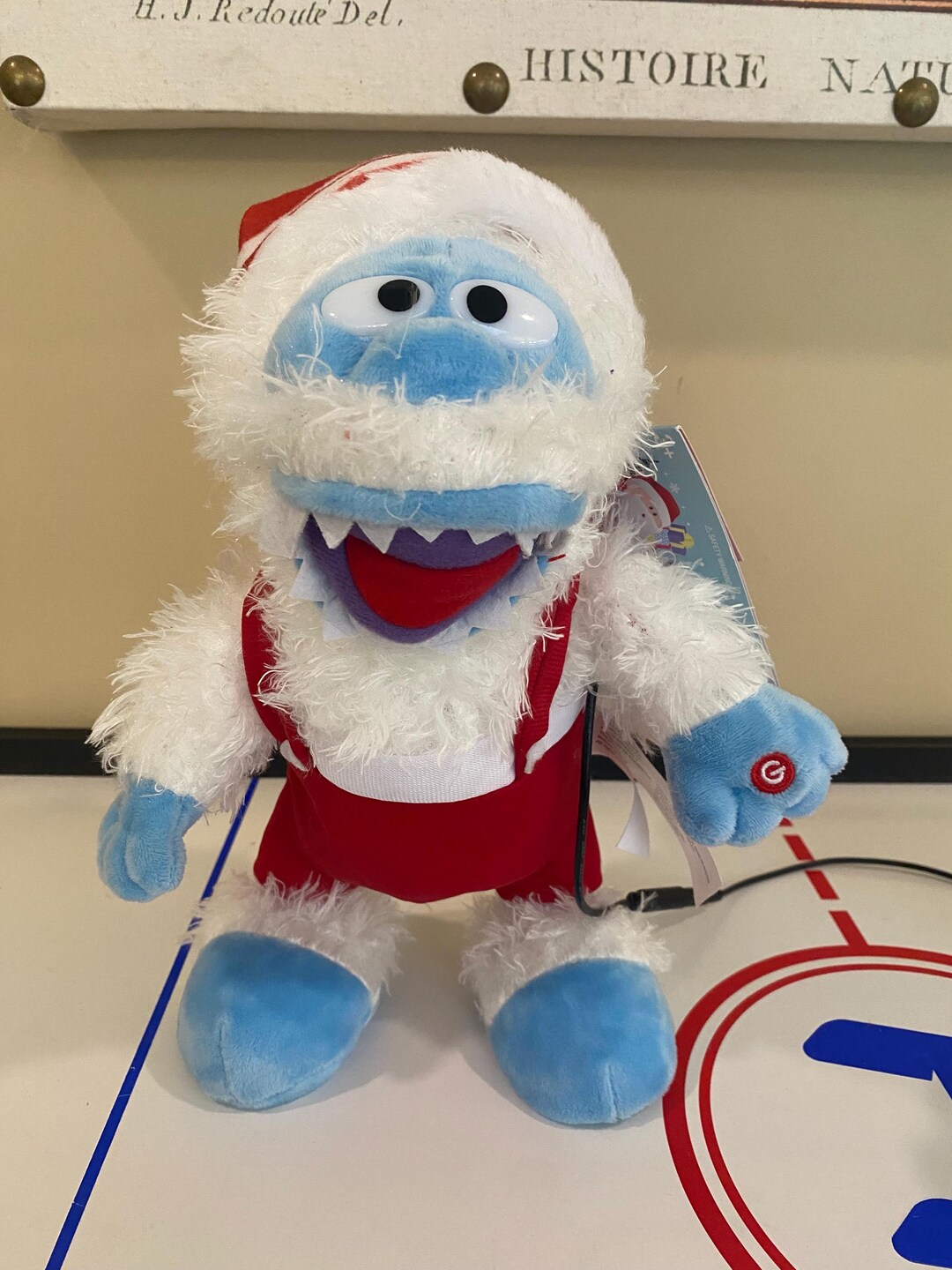 Switch Adapted Animated Plush Abominable Snowman Toy. Speech Therapy ...