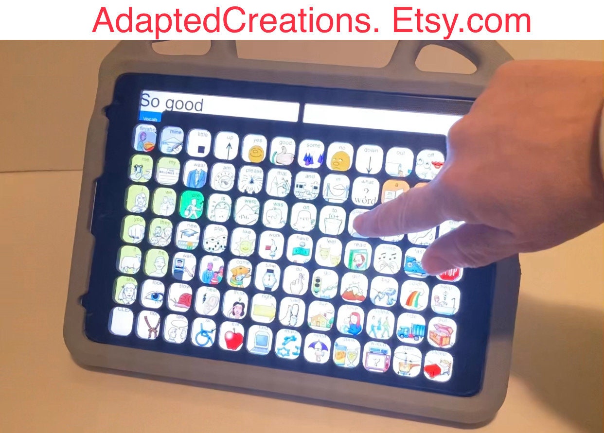 AAC Keyguard Bundle for Prc Versawrap iPad Case. Includes a Strap AAC ...