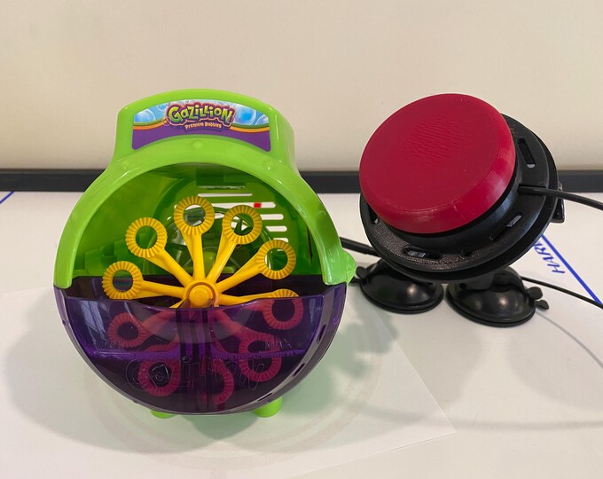 New! Amazing Switch-adapted Bubble Machine!! High Quality! Speech Therapy, Occupational Therapy ...