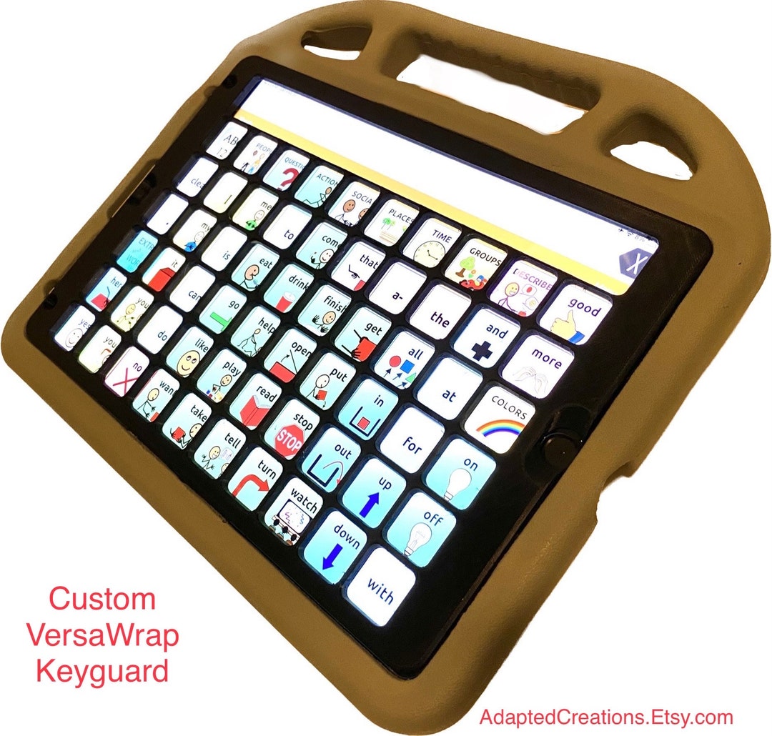AAC Keyguard Bundle for Prc Versawrap iPad Case. Includes a Strap AAC ...