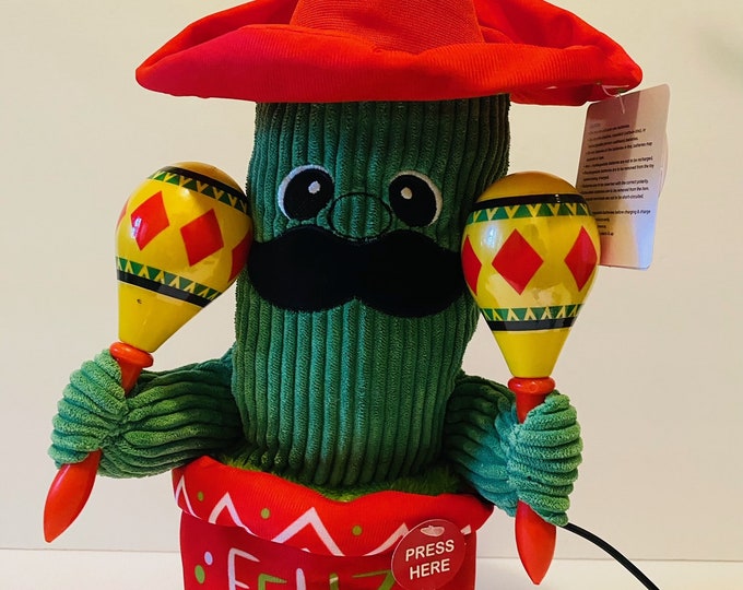 Switch Adapted Animated Plush Cactus Toy With Maracas. Speech Therapy ...