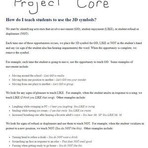 Project-core Universal Core Vocabulary Tactile Learning Blocks 3D ...