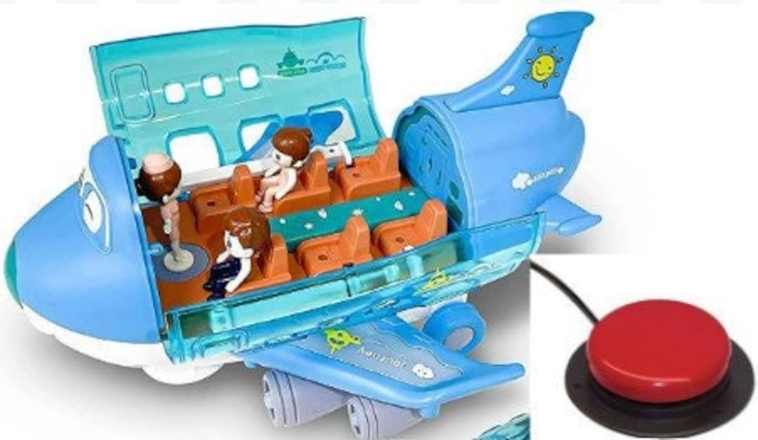 Switch Adapted Airplane Toy! Music, Lights and Multi-directional ...