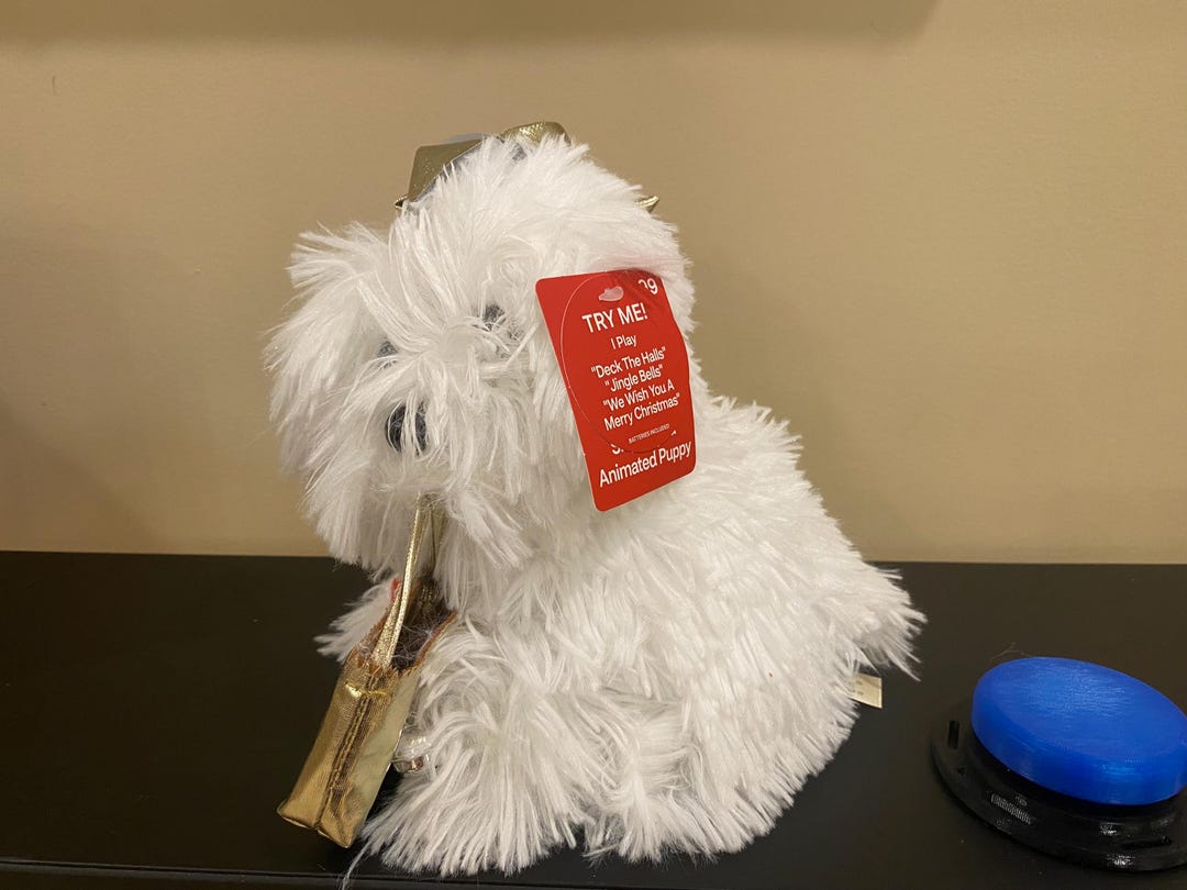 Switch Adapted Animated Plush Dog With Music , “deck the Halls+4 ...