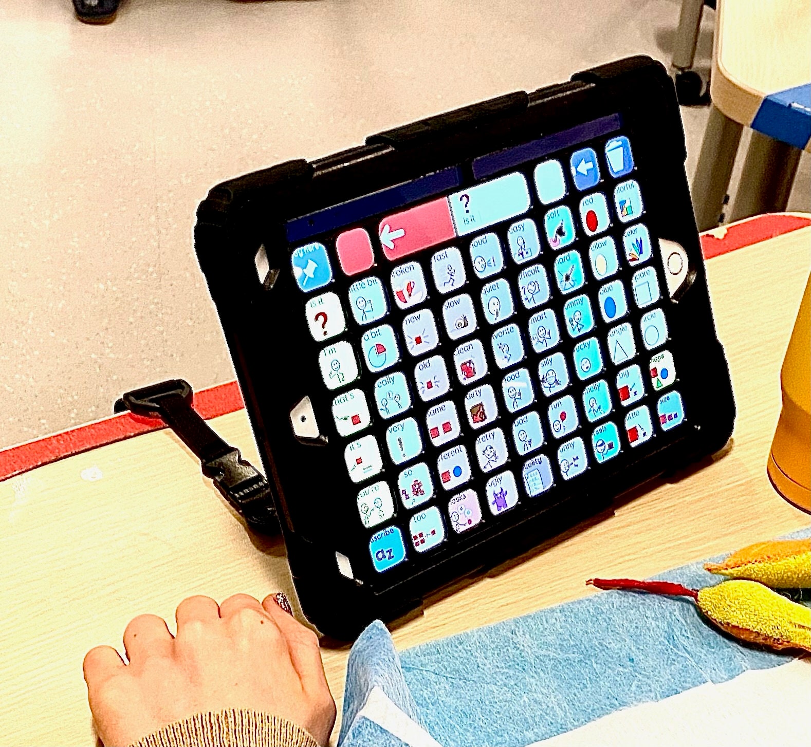 Child Using Proloquo2go