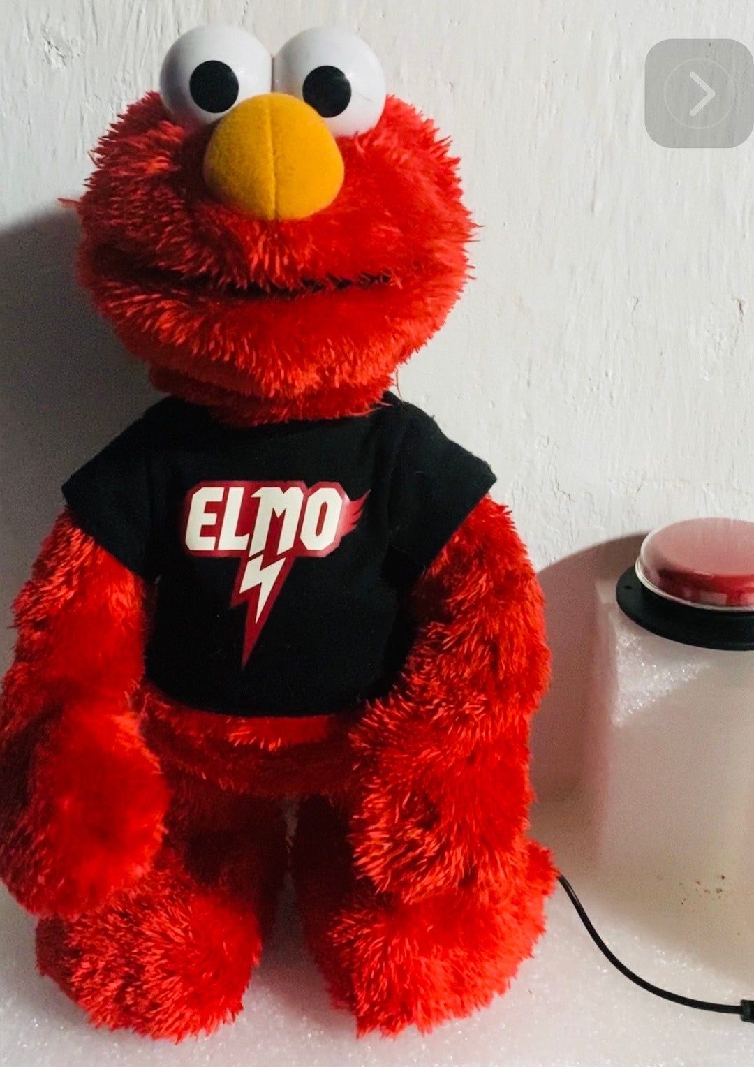 Switch-adapted Elmo Plush Stuffed Toy. Speech Therapy, Occupational ...