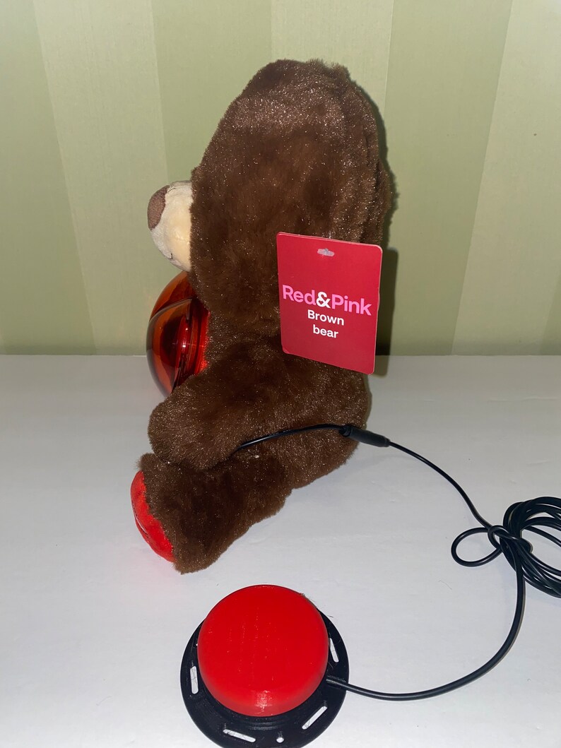 Switch Adapted Animated Plush Brown Bear. Speech Therapy, Occupational ...