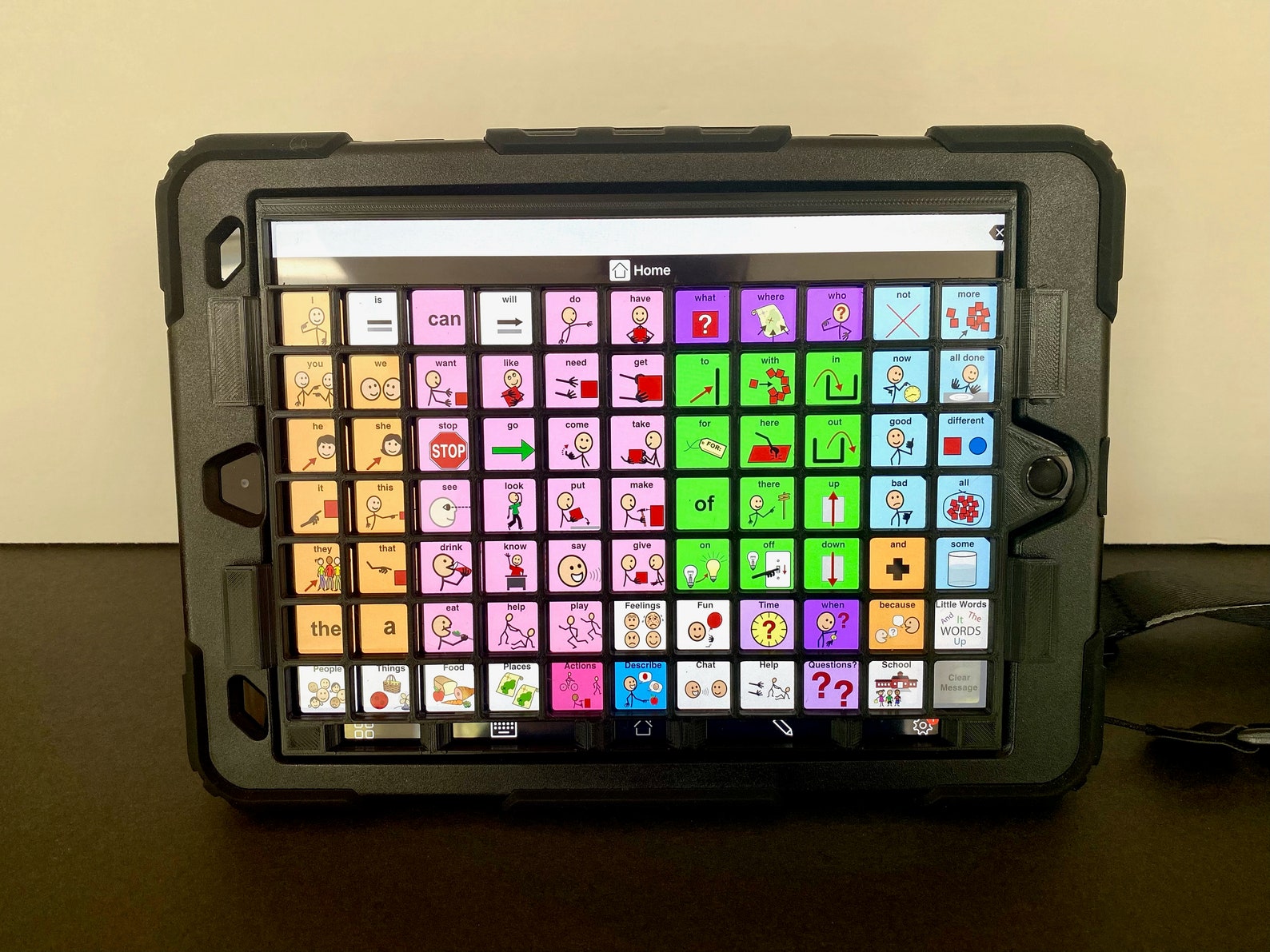 AAC Keyguard for SEYMAC Case, 3D Printed keyguard Only. Proloquo2go ...