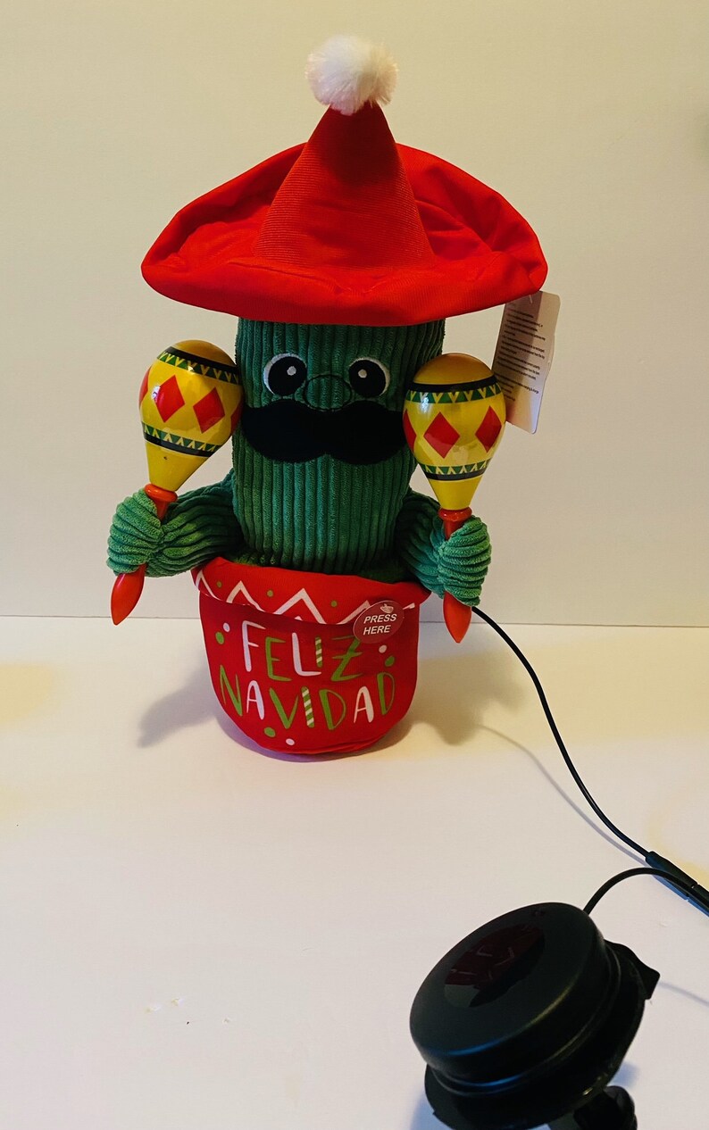 Switch Adapted Animated Plush Cactus Toy With Maracas. Speech Therapy ...