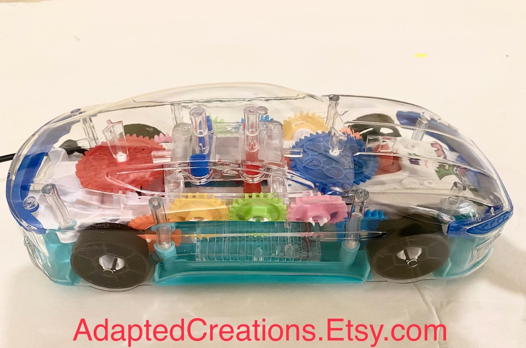 Switch Adapted Car Toy With Gears! Lights, Movement, and Music. Video ...