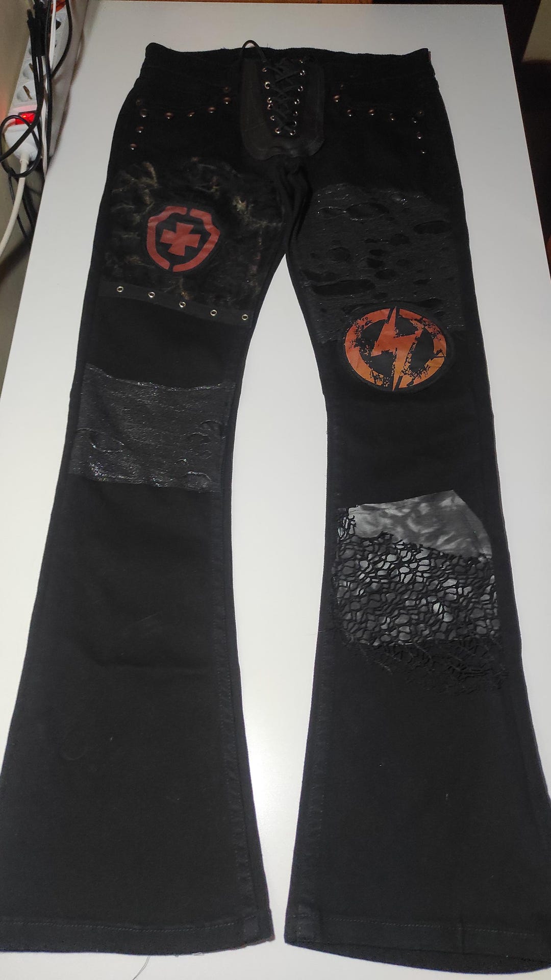 Custom Rocker Pants unique Design - Etsy