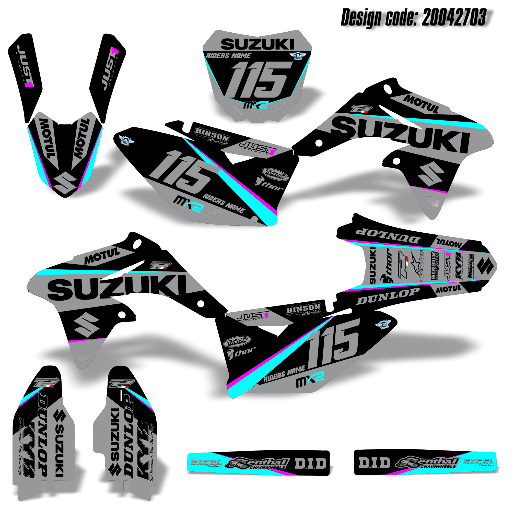 Suzuki Dirt Bikes Logo