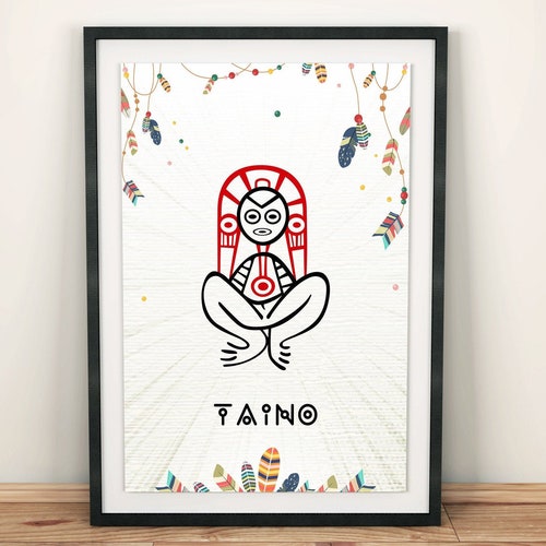 Atabey Taino Goddess Original Painting Taino Symbol of Puerto - Etsy Canada