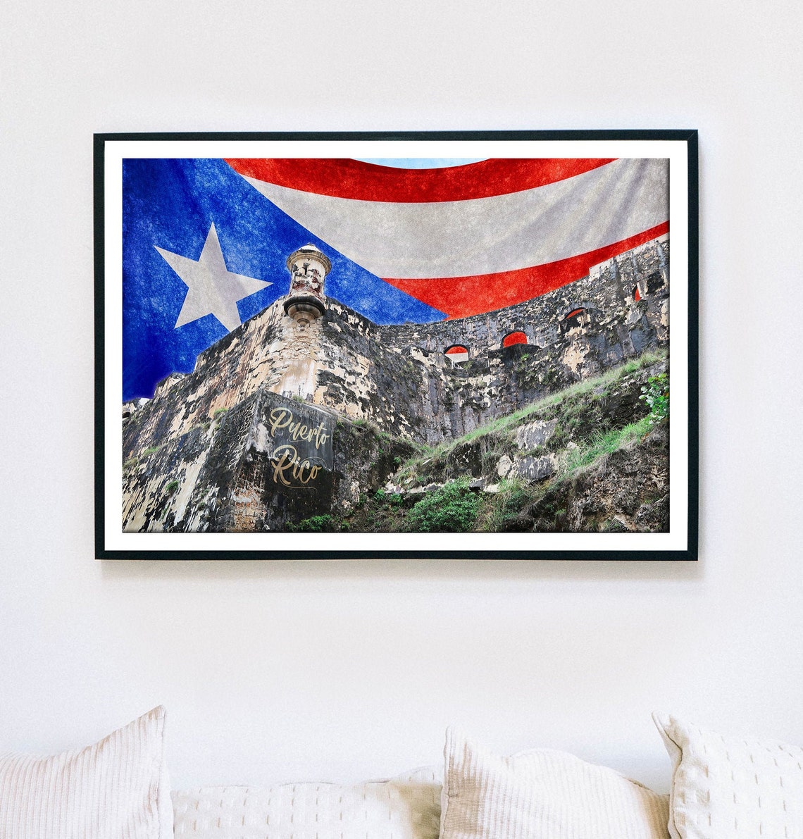 Buy Puerto Rico Wall Art, Puerto Rico Art, Aesthetic Room Decor ...