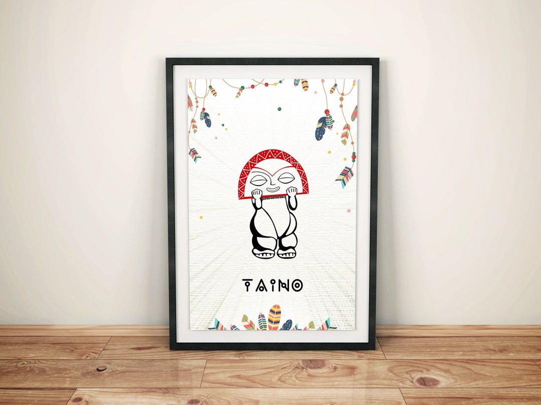 Puerto Rico Wall Art Taino Moon Goddess Wall Art Taino - Etsy