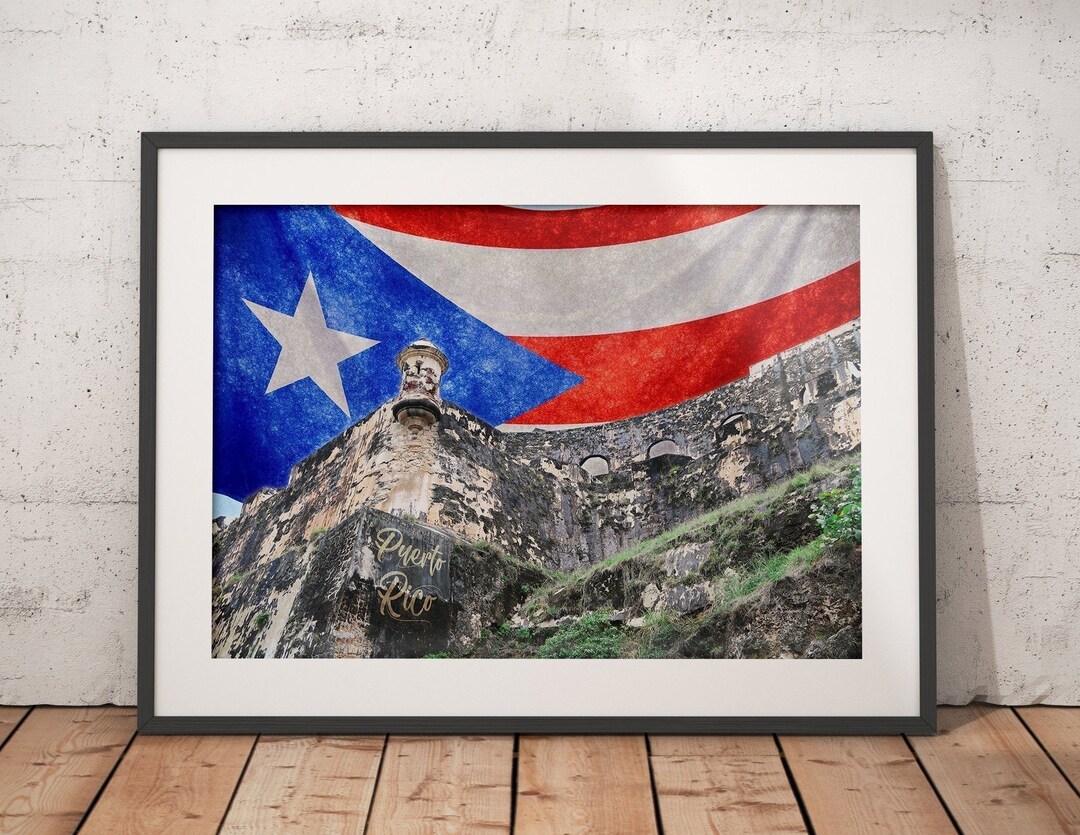 Buy Puerto Rico Wall Art, Puerto Rico Art, Aesthetic Room Decor ...