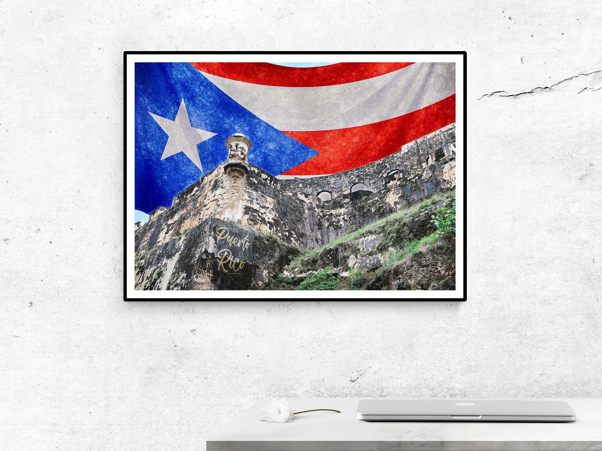 Buy Puerto Rico Wall Art, Puerto Rico Art, Aesthetic Room Decor ...