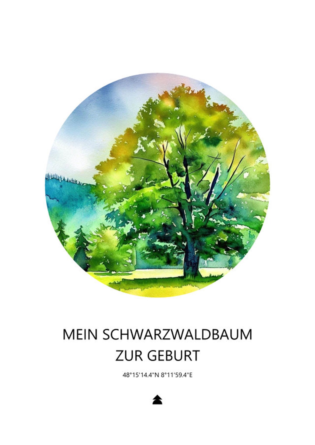 Baby Gift Tree Donation My Black Forest Tree With Geo Coordinates ...