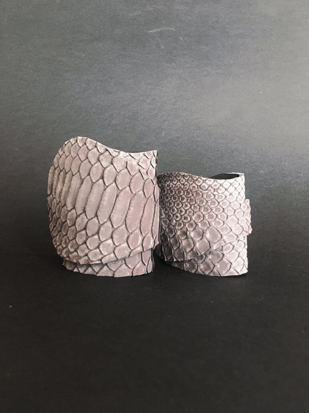 Gray Python Bracelet, Leather Bracelet, Leather Bracelet for Woman ...