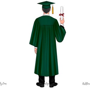 Graduate Boy Clipart, Graduation Men PNG, Students Clip Art, Senior ...