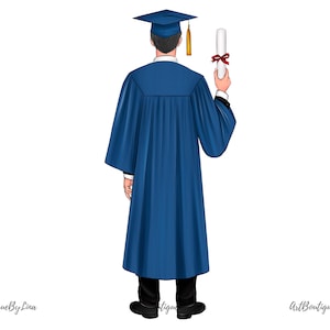 Graduate Boy Clipart, Graduation Men PNG, Students Clip Art, Senior ...
