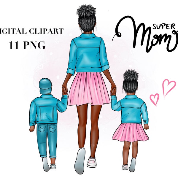 I Love Mom Clipart - Etsy