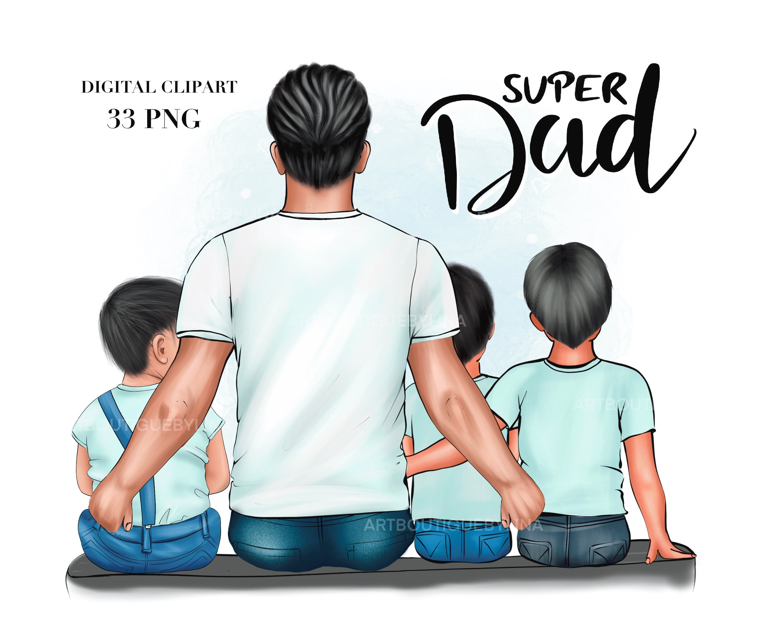 Father And Son Clipart