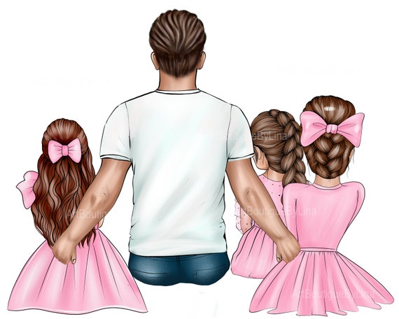 Three Girls Clipart