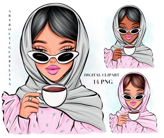 People Drinking Coffee Clipart Images