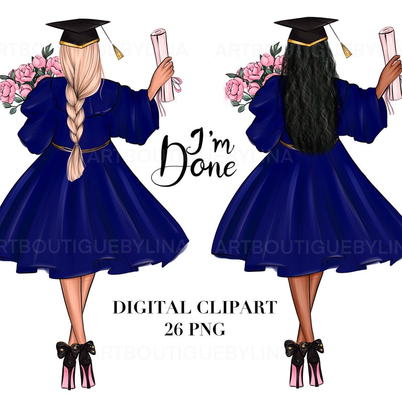 Royal Blue Graduation Cap - Etsy