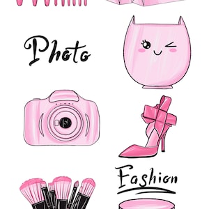 Planner Girl Fashion Clip Art Girl Clip Art Clipart PNG Beauty Hand ...