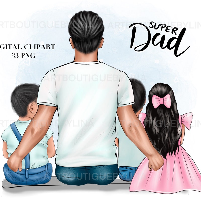 Fathers Day Clip Art - Etsy