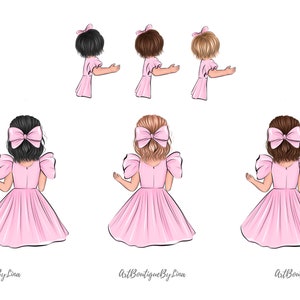 Mother Daughters and Sons Clipart, Mom 4 Kids Clipart, Mom Clipart, Mommy Clipart, Mother’s Day ...