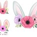 Easter Bunny Ears Clipart Easter Rabbit Spring Clip Art - Etsy