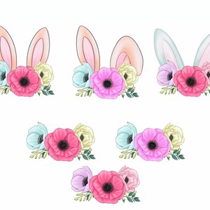 Easter Bunny Ears Clipart, Easter Rabbit, Spring Clip Art, Bunny Ears ...