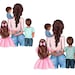 Mother Daughter and Two Sons Clipart, Mom 3 Kids Clipart, Mom Clipart, Mommy Clipart, Mothers ...