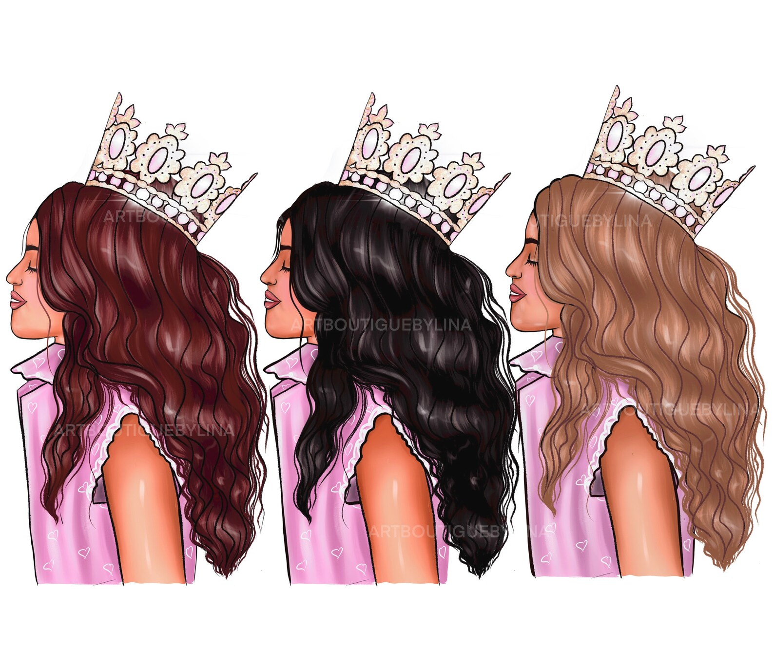 Mother Daughter and Two Sons Clipart Mom 3 Kids Clipart Mom - Etsy