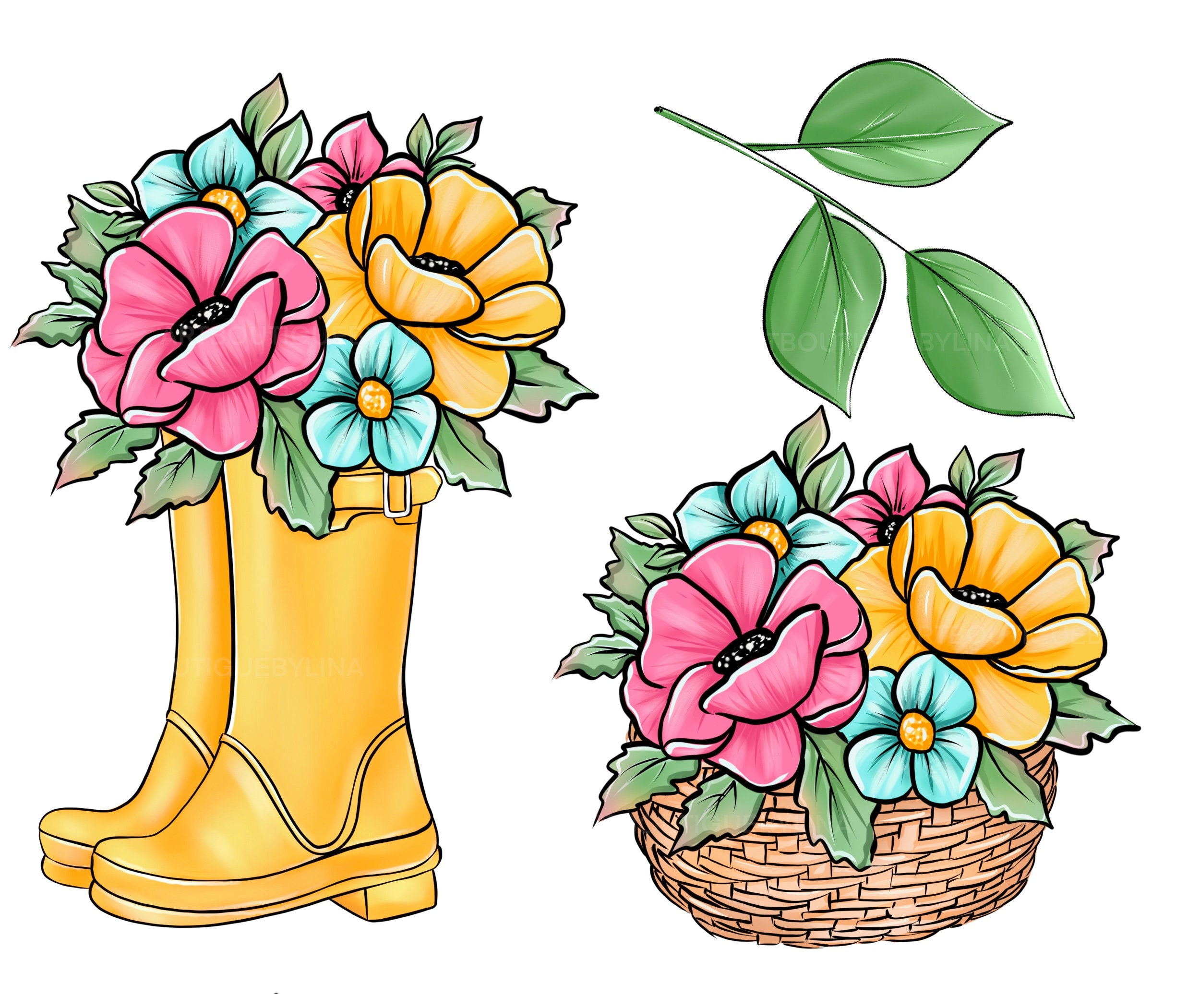 Fall Clipart Autumn Clip Art Set Digital Planner Stickers - Etsy