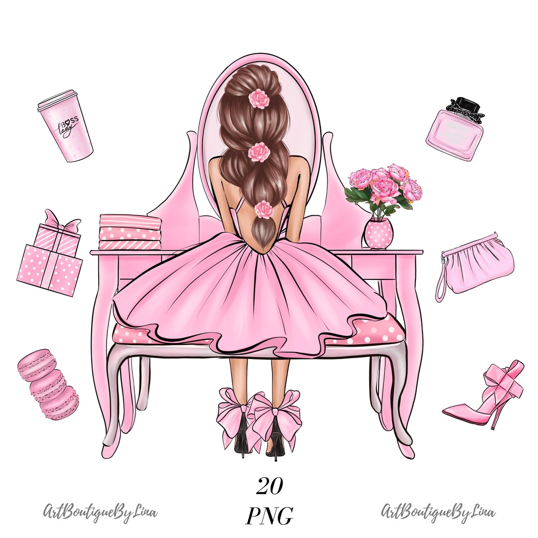 Boss Lady Vanity Clipart - 20 PNG - Etsy