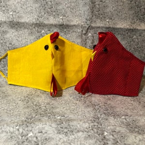 Cloth Face Mask - Chicken Face - Etsy