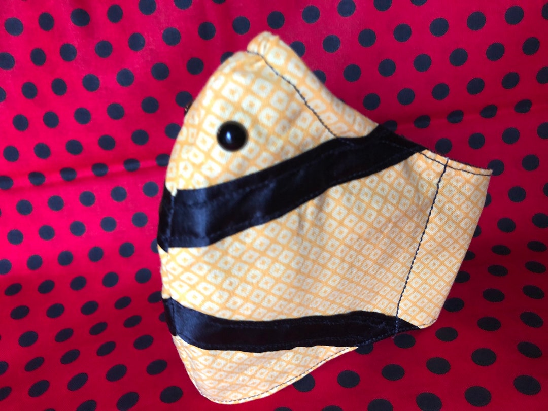 Bumblebee Cloth Facemask - Etsy