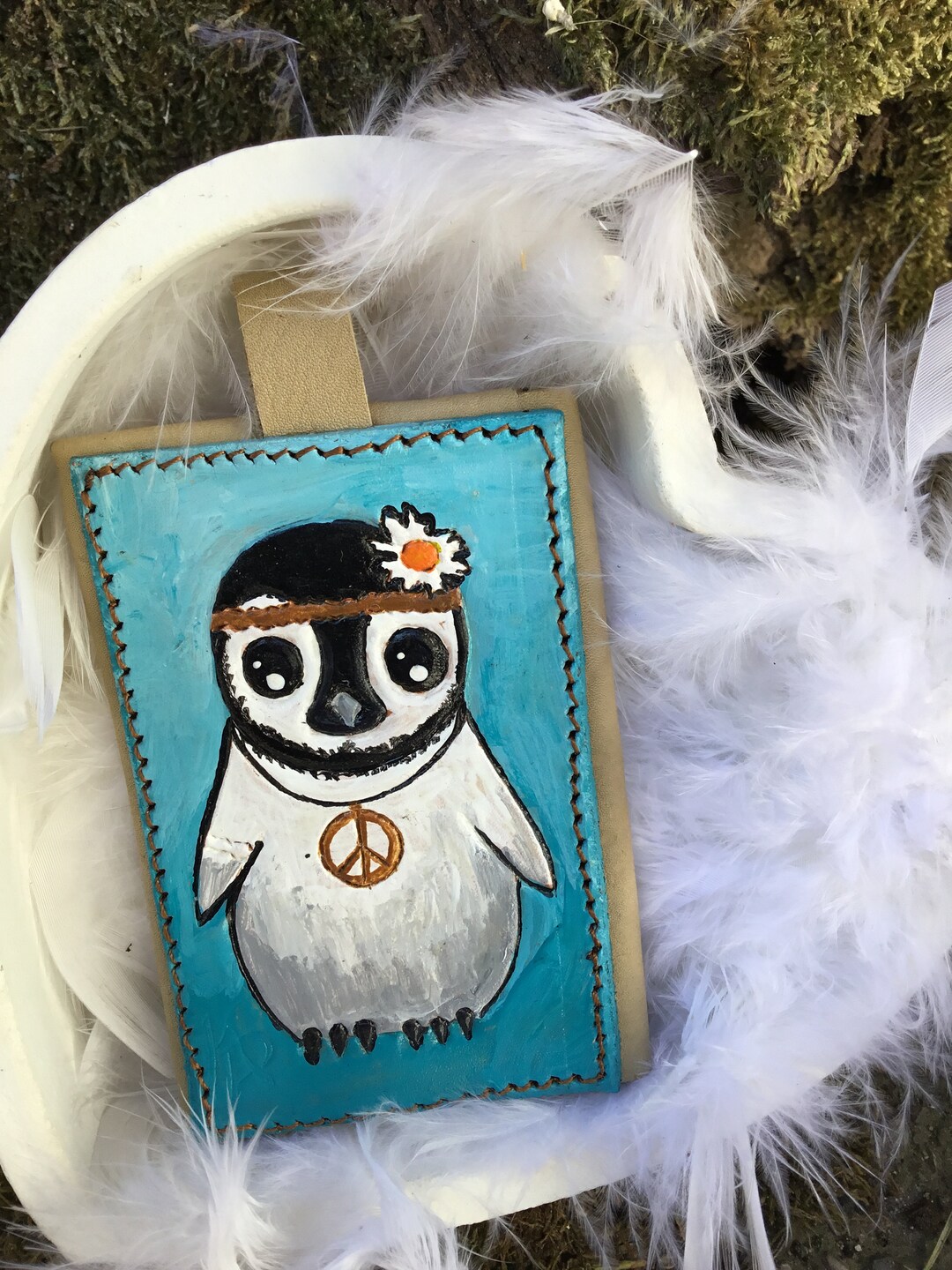 Peace Purse Coin Bag Keychain Business Cards Bag Handmade - Etsy