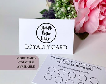Loyalty Cards Business Loyalty Cards With Stickers Loyalty Stickers ...