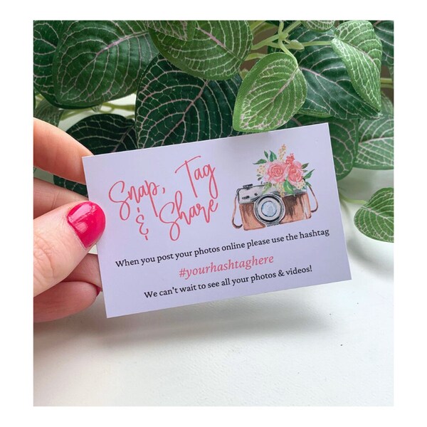 Hashtag Card - Etsy UK