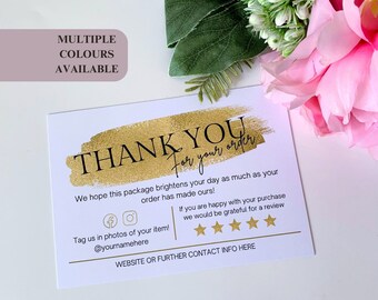 Happy Holidays, Scratch off Custom Logo Thank You Cards, Small Business ...